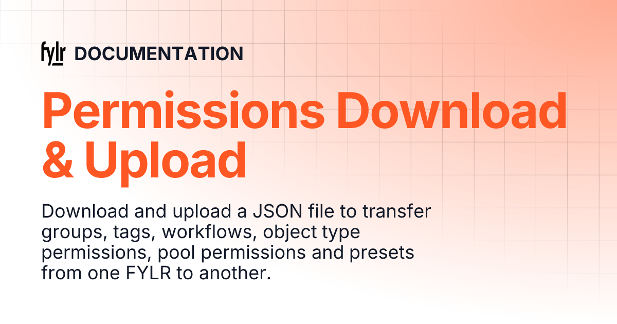Permissions Download & Upload | DOCUMENTATION