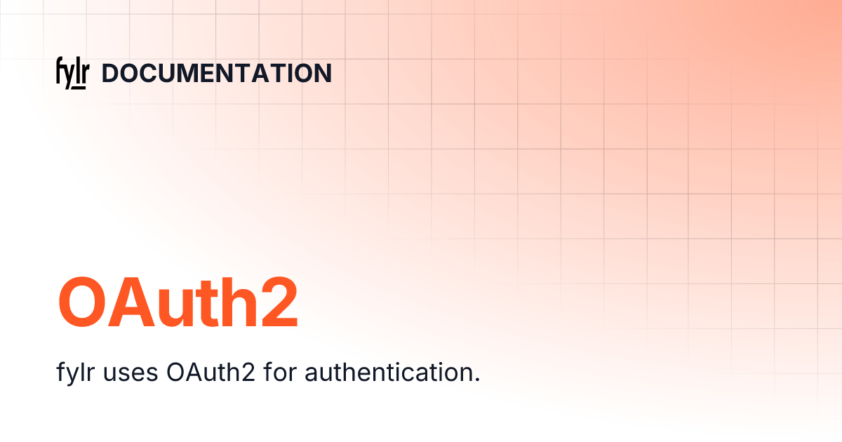 OAuth2 | DOCUMENTATION