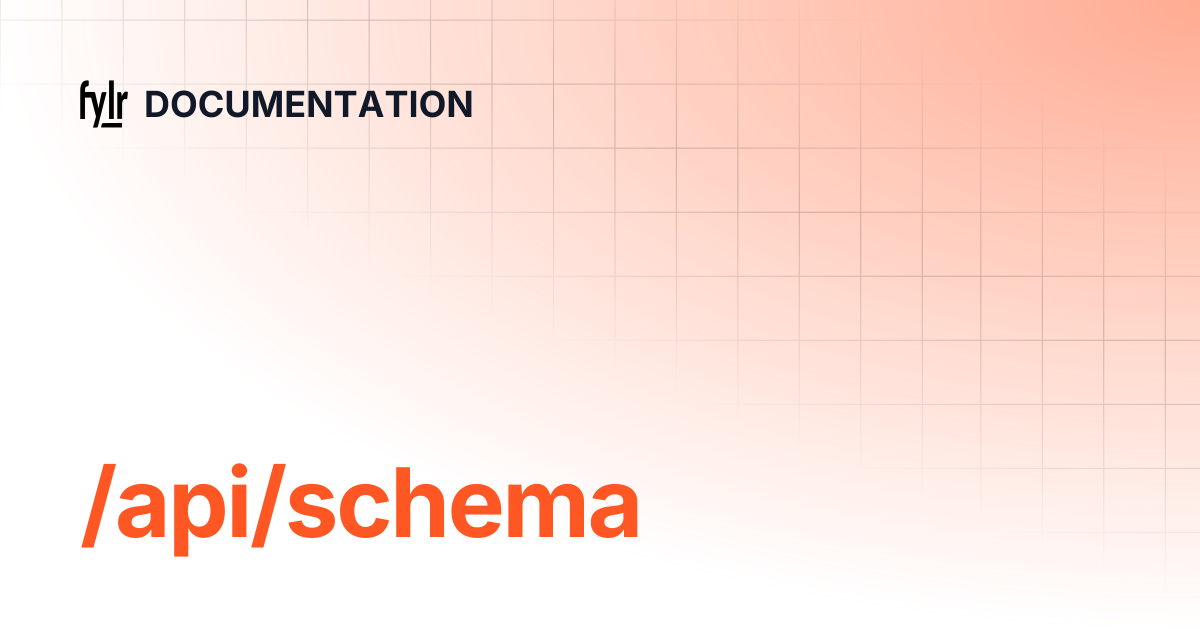 Api Schema Documentation