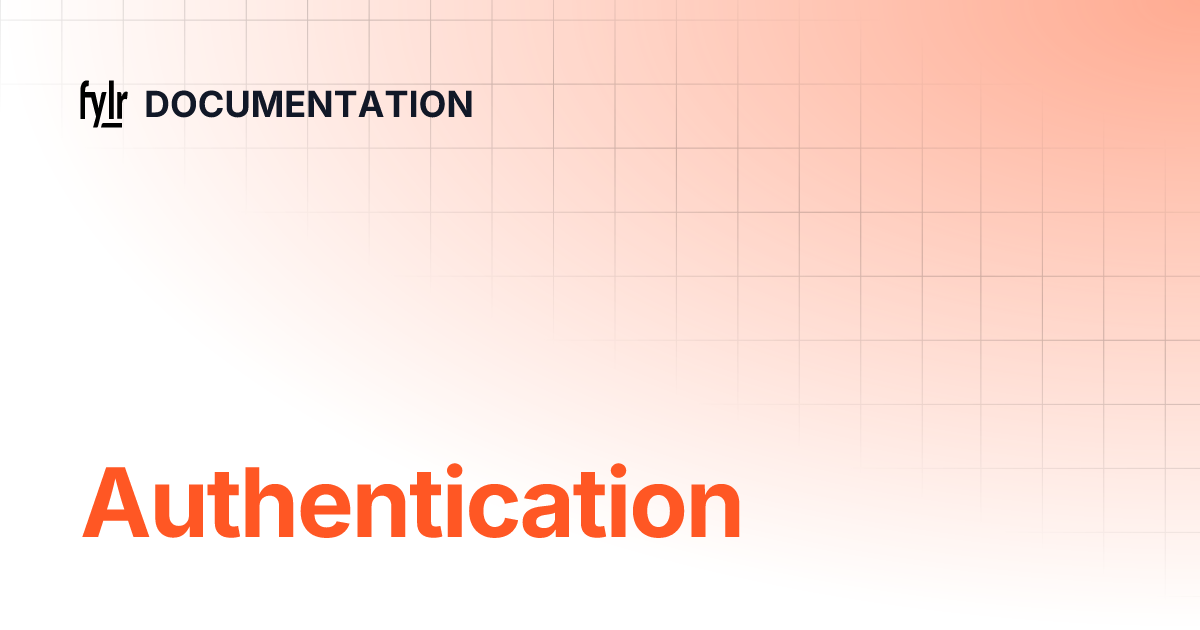 Authentication | DOCUMENTATION