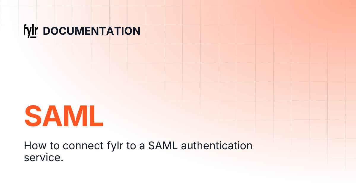 SAML | DOCUMENTATION