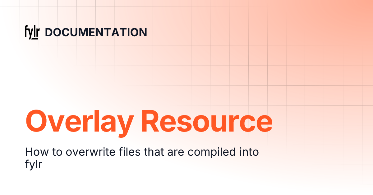 Overlay Resource | DOCUMENTATION