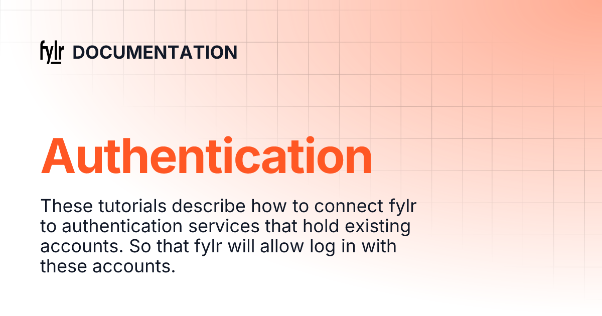 Authentication | DOCUMENTATION