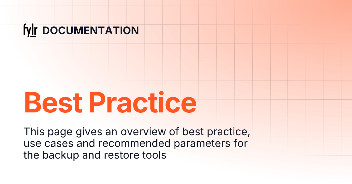 Best Practice | DOCUMENTATION